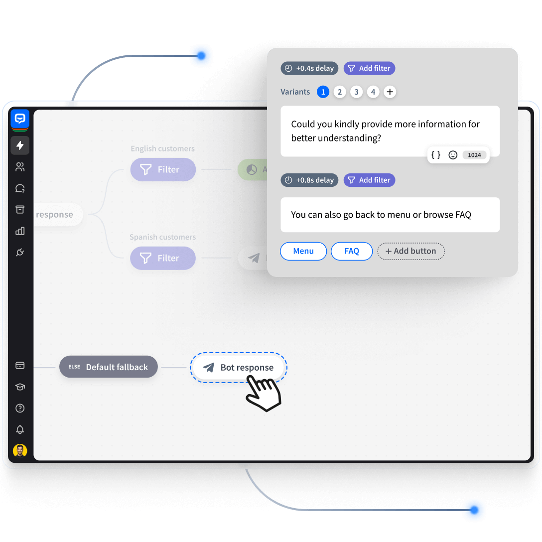 ChatBot Visual Builder - Build Chatbots Without Coding