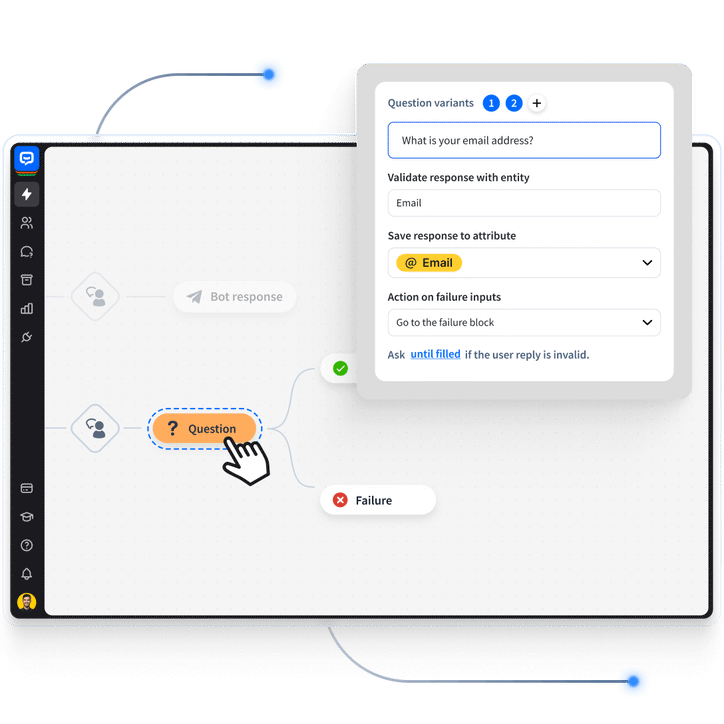 ChatBot Visual Builder - Build Chatbots Without Coding