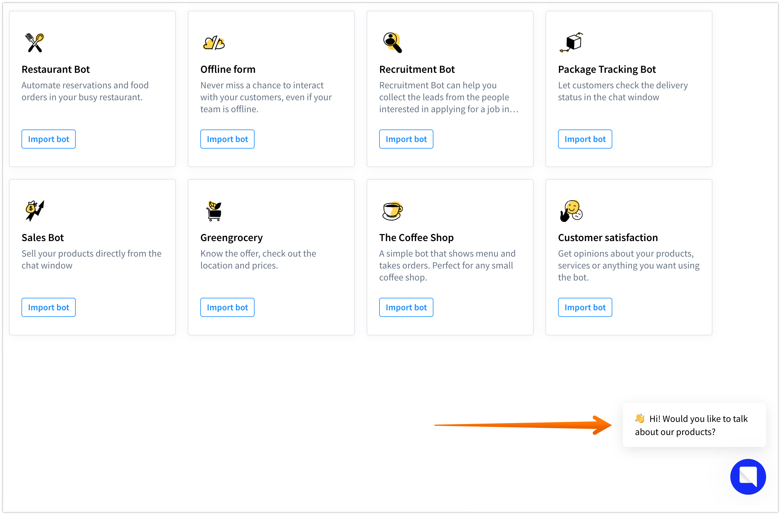 Setting up Greetings