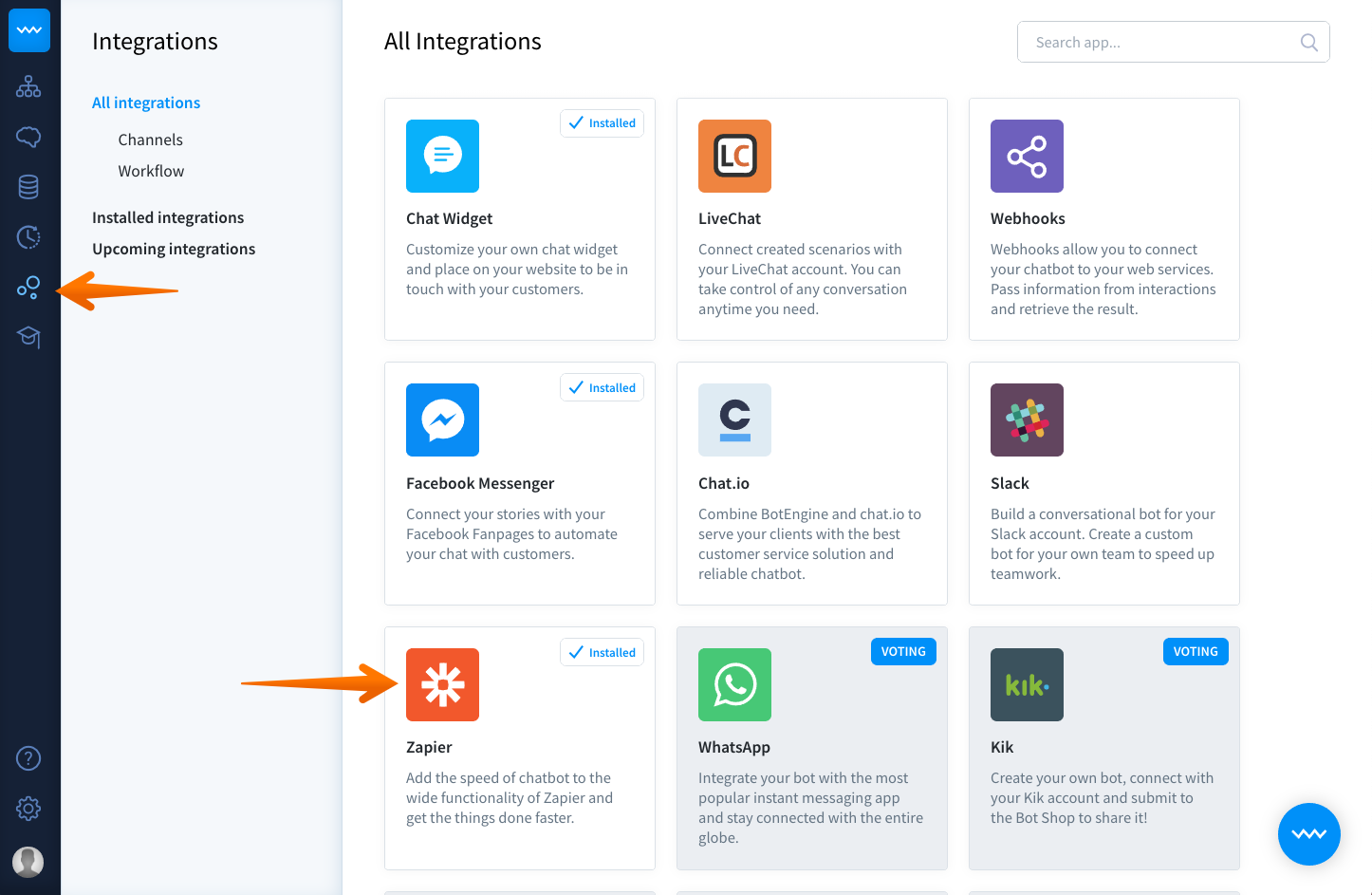 Automate your chatbot with Zapier Automate your chatbot with Zapier